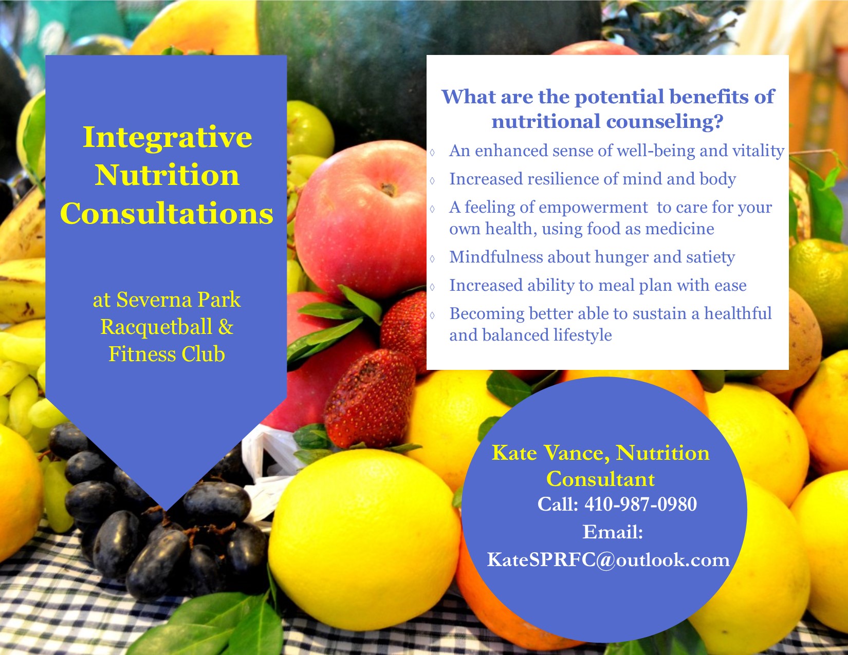 Integrative Nutrition and Wellness Coaching | SPRFC Fitness